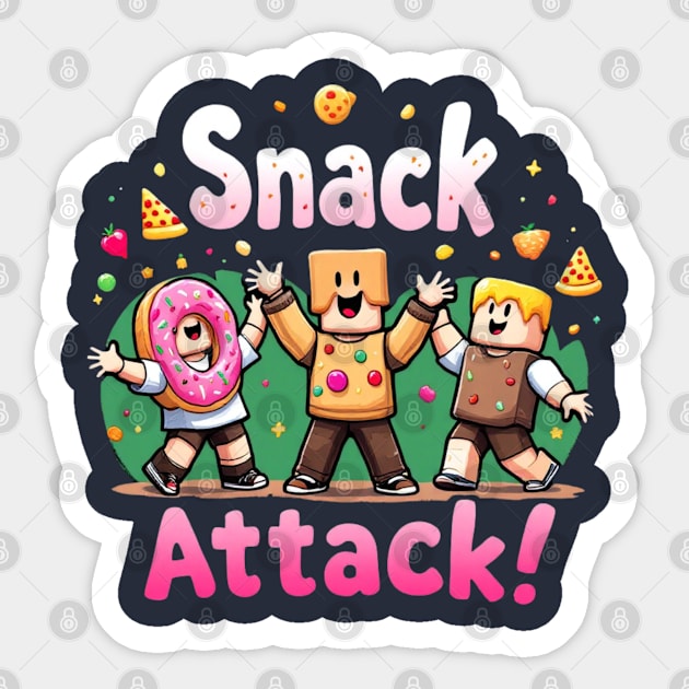 Roblox Snack Attack - Roblox - Sticker | TeePublic