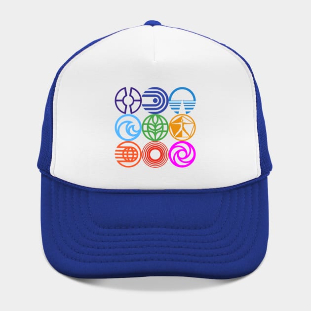Retro Epcot Logos - Epcot - Hat | TeePublic