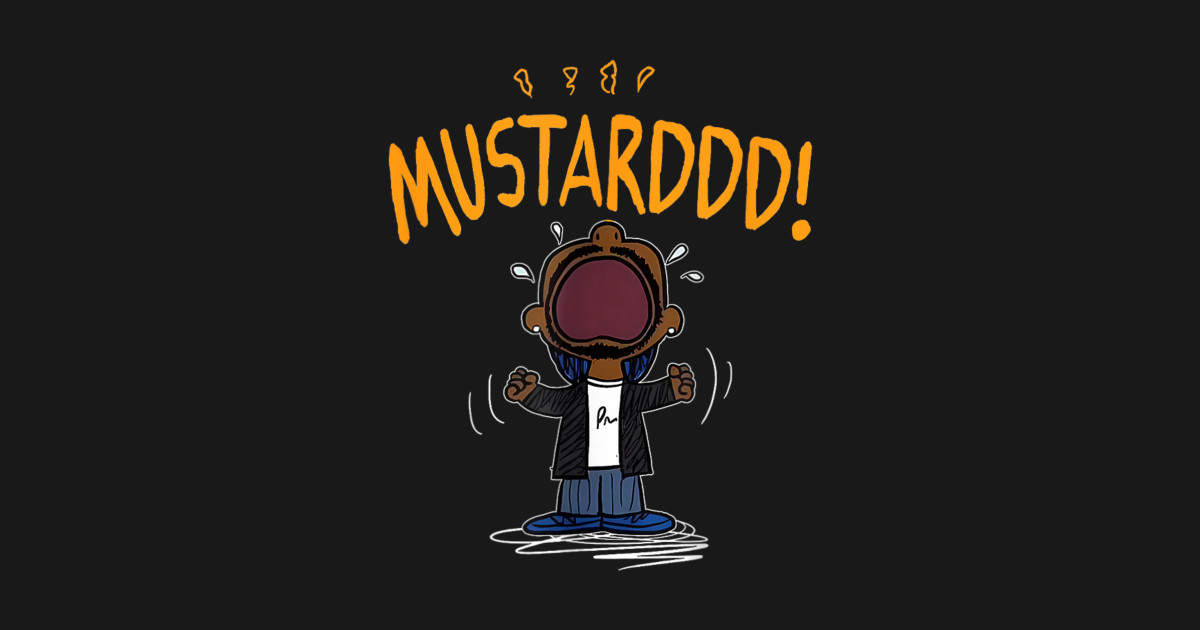 Kendrick Lamar Mustard Meme - Kendrick Lamar - Long Sleeve T-Shirt ...