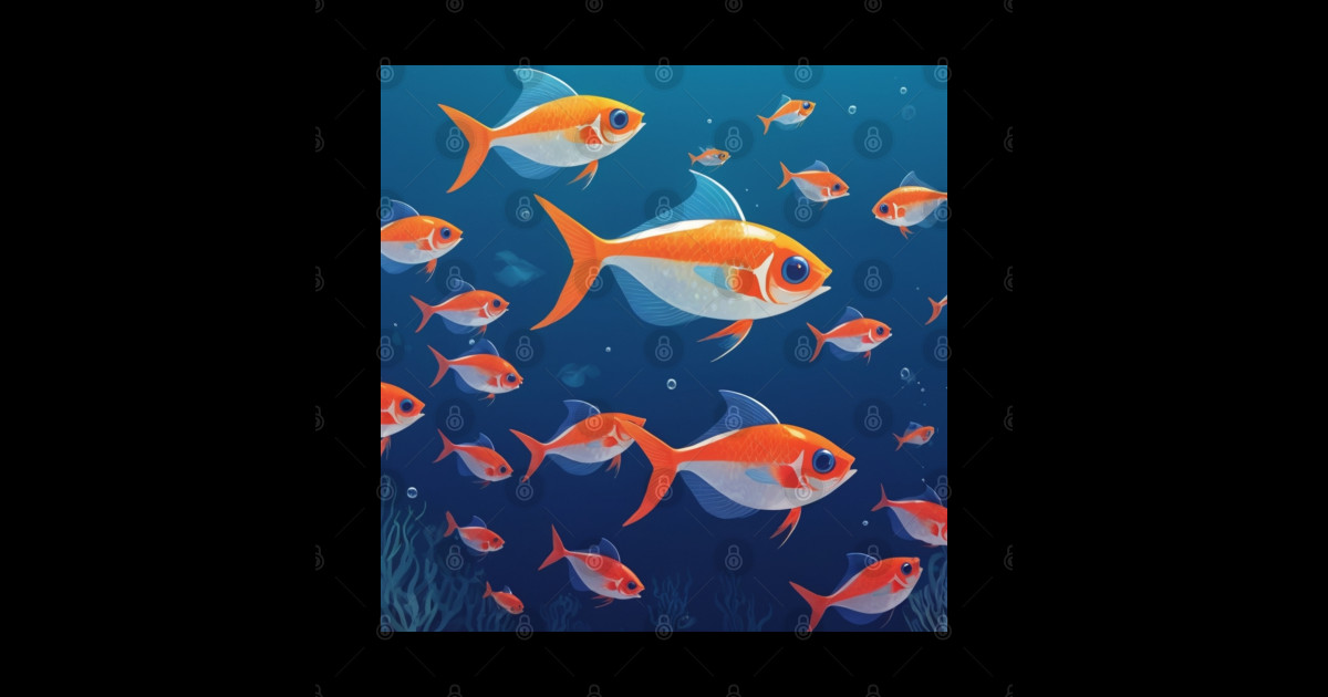 TETRA FISH - Tetra Fish - Sticker | TeePublic