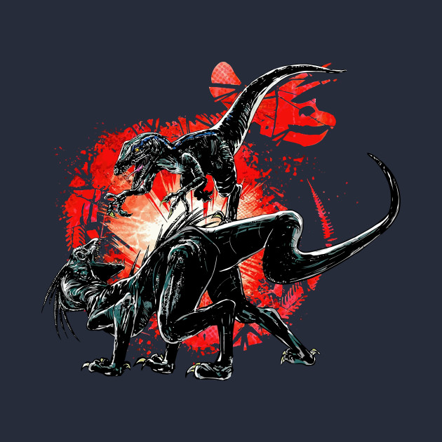 Blue vs Indoraptor - Blue Vs Indoraptor - T-Shirt | TeePublic