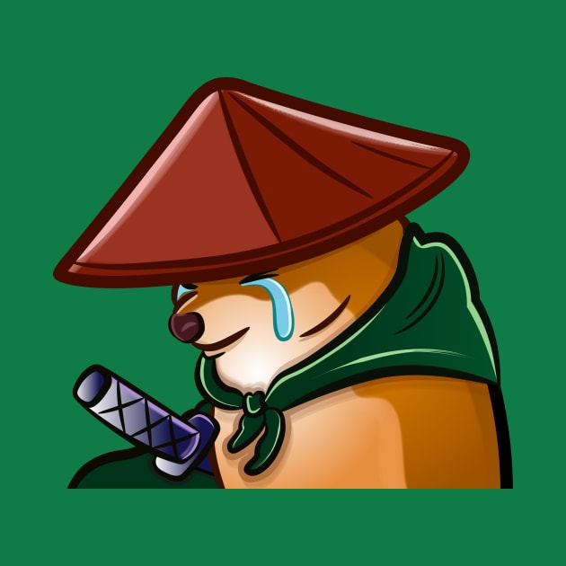 Samurai Cheems Dog Meme T-Shirt - Cheems Meme - T-Shirt | TeePublic