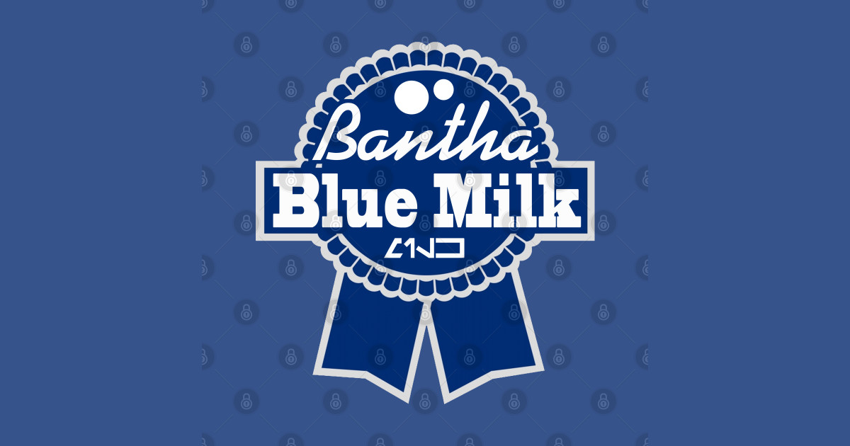 Blue Bantha Milk - Star Wars - T-Shirt | TeePublic