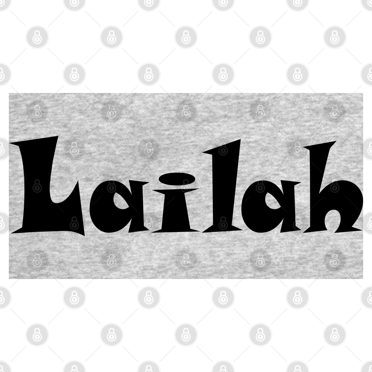 Lailah Name Design - Cute Font, Minimalist, with Black Lettering ...