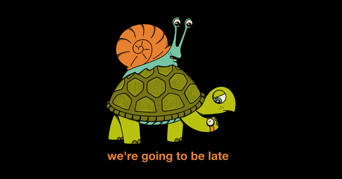 Tortoise and snail - Turtle - Sticker | TeePublic