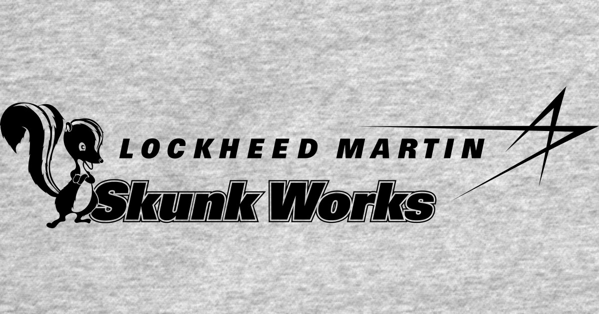 Lockheed Martin Skunk Works Logo (black) - Skunk Works - T-Shirt ...