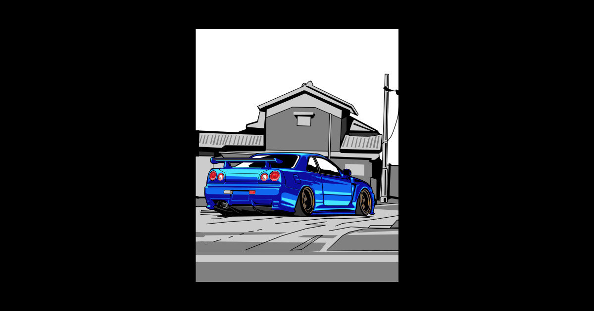NISSAN skyline r34 gtr godzilla jdm japan paul walker fast and furious ...