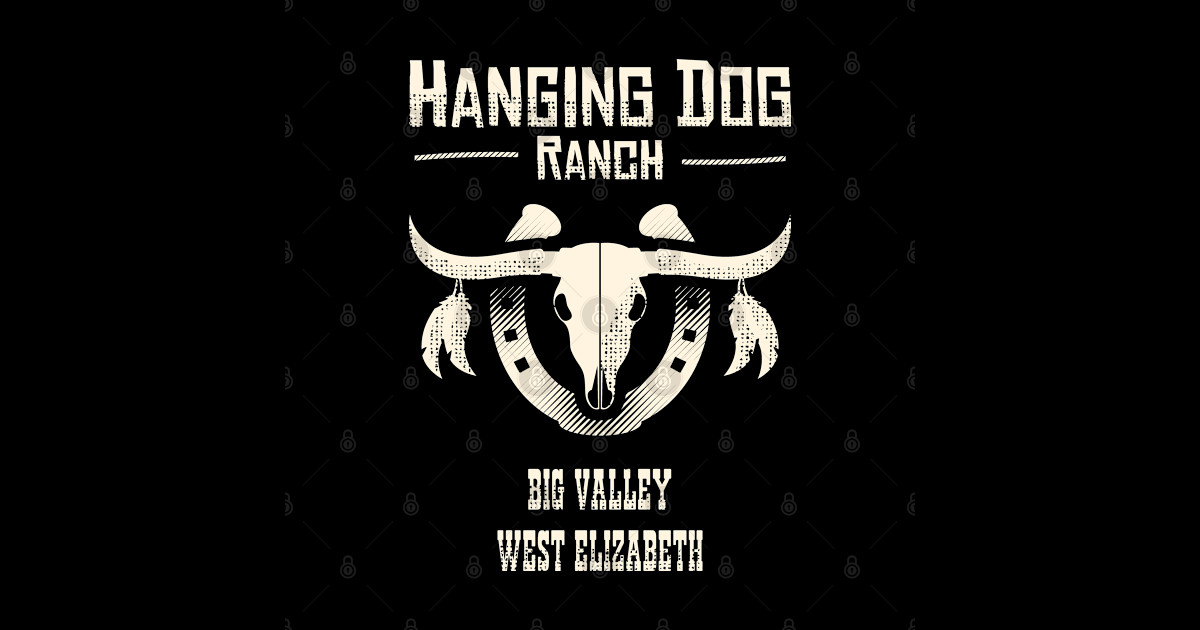 Hanging Dog Ranch - Red Dead Redemption 2 - Sticker | TeePublic