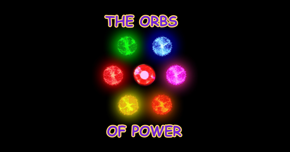 Orbs of Power - Powerorbs - Sticker | TeePublic