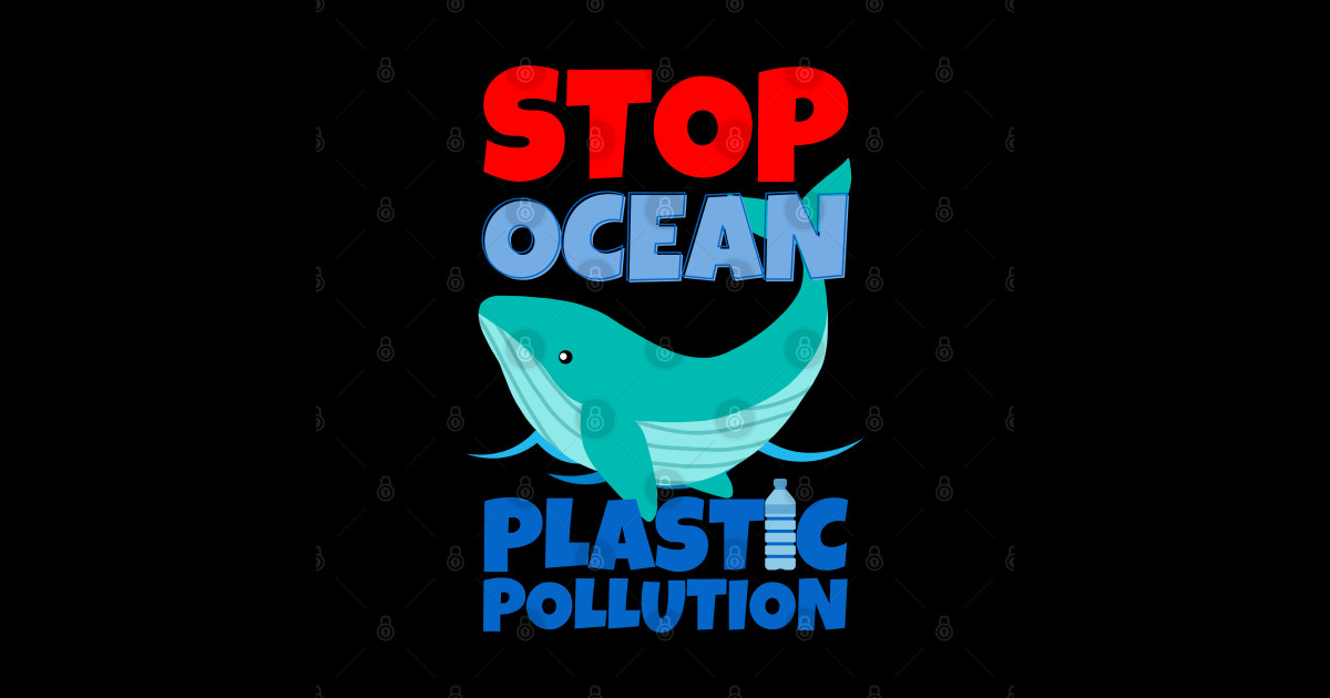 Stop Ocean Plastic Pollution - Plastic Pollution - Sticker | TeePublic