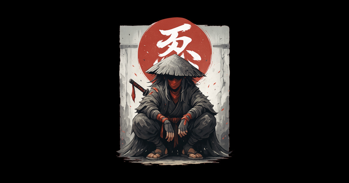 Ronin Warrior – Japanese Samurai Ninja Katana Streetwear Art - Samurai ...