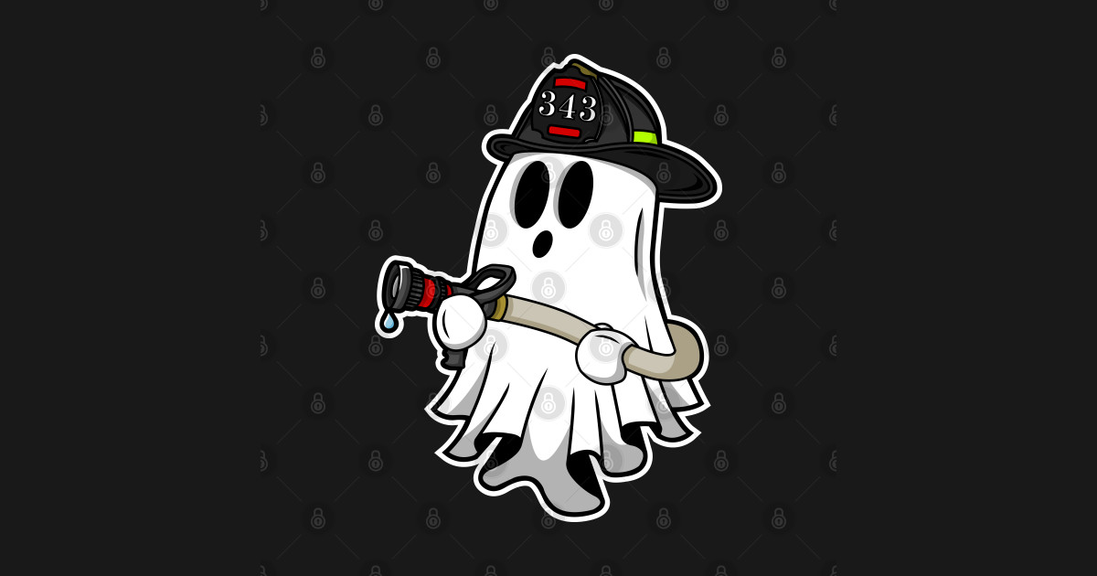 Ghost Firefighter Hose - Ghost - T-Shirt | TeePublic