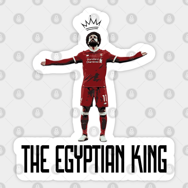The Egyptian King Mo Salah LFC - Salah - Sticker | TeePublic