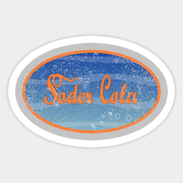 Soder Cola Logo - Fictional Company - Sticker | TeePublic