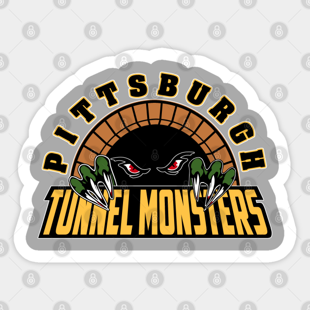 Pittsburgh Tunnel Monsters - Pittsburgh - Sticker | TeePublic
