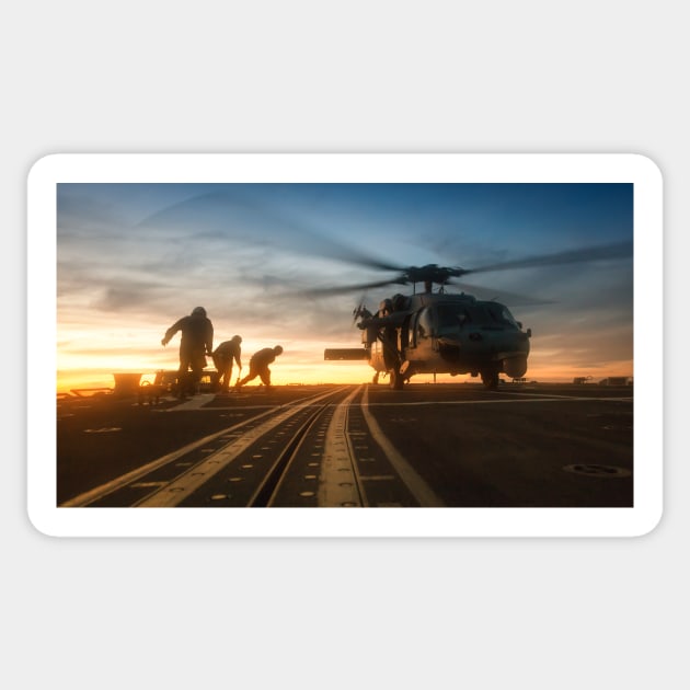 Sikorsky MH-60S Seahawk Helicopter - Aviation - Sticker | TeePublic