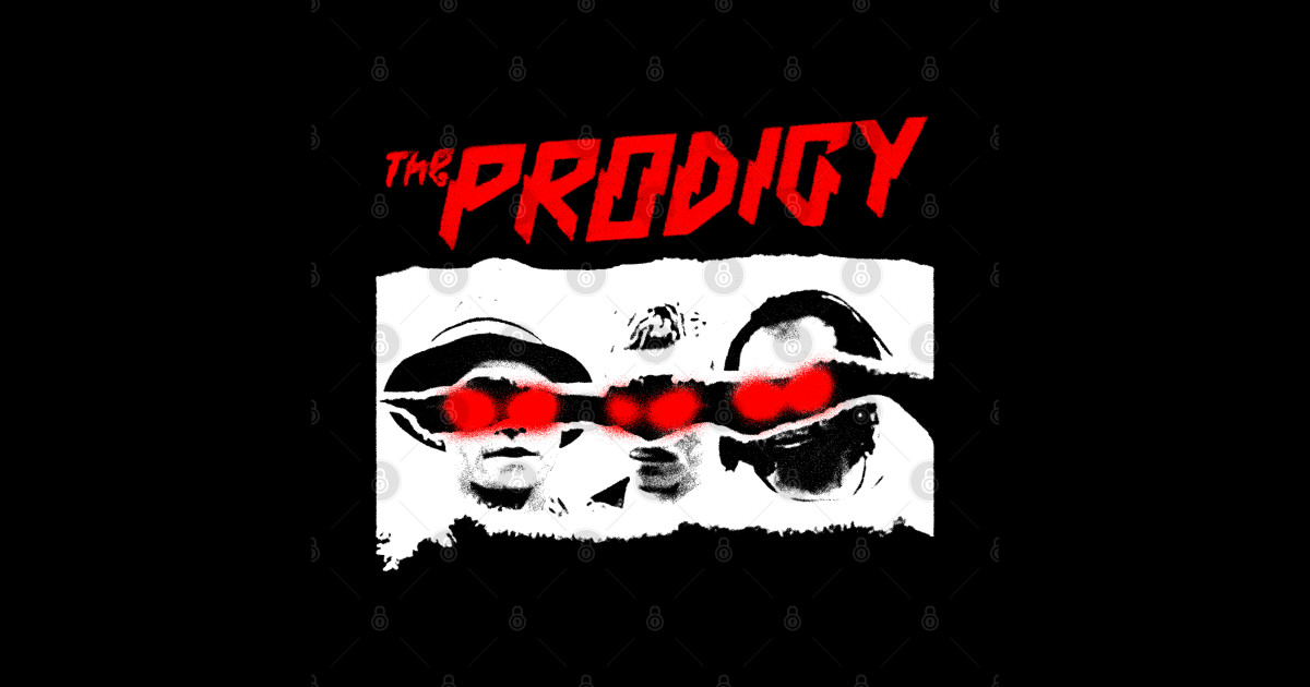 Three Man With Red Eyes - The Prodigy - Sticker | TeePublic