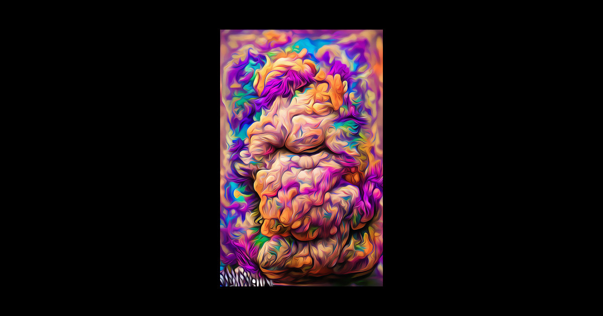 Colorful Bubbly Padded Flashing Nug 420 Weed - 420 - Sticker | TeePublic