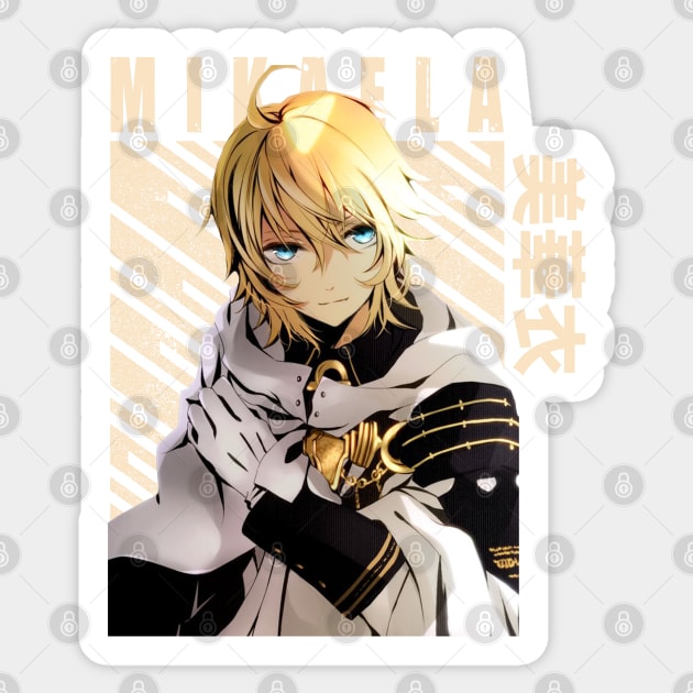 Mikaela Hyakuya - Owari no Seraph - Mikaela Hyakuya - Sticker | TeePublic