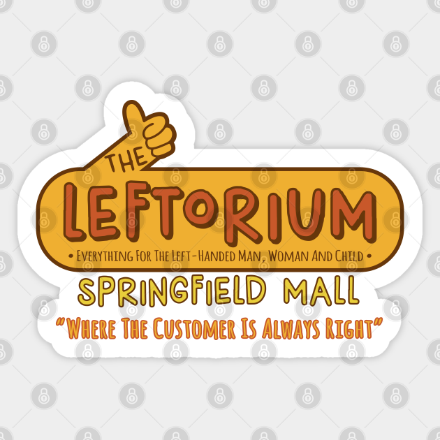 The Leftorium Store - Left Handed People - Sticker | TeePublic