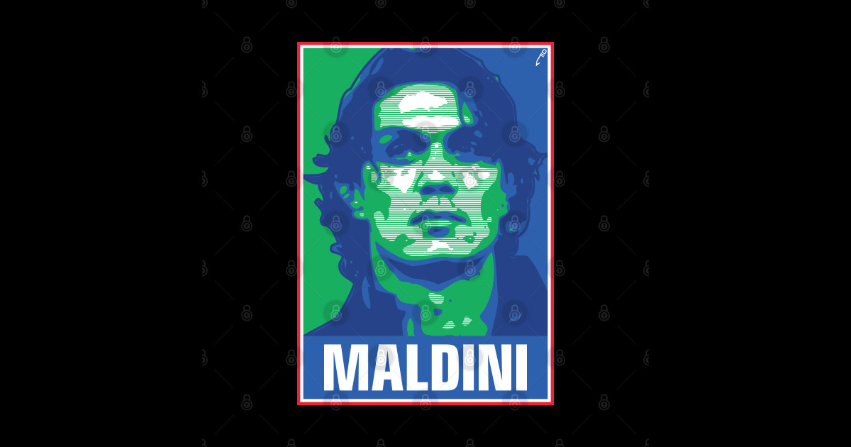 Maldini - ITALY - Hope - Sticker | TeePublic