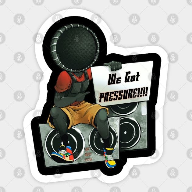 Subwoofer Bass Head - Subwoofer - Sticker | TeePublic