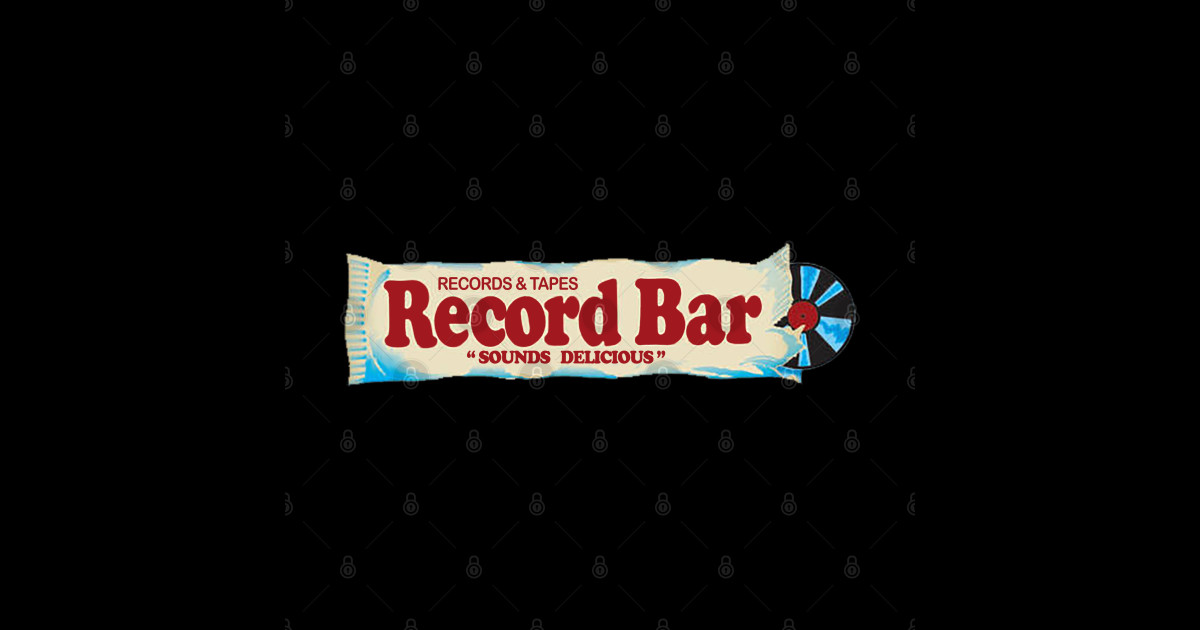 Record Bar Music Store - Record Store - Sticker | TeePublic