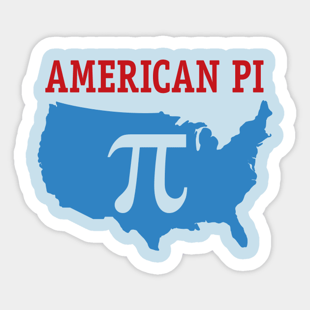 American Pi - Patriotic Pi - Sticker | TeePublic