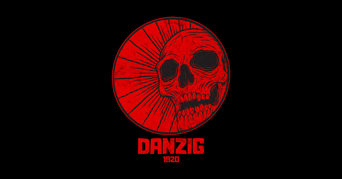 skull red danzig vintage vibes - Danzig - Magnet | TeePublic