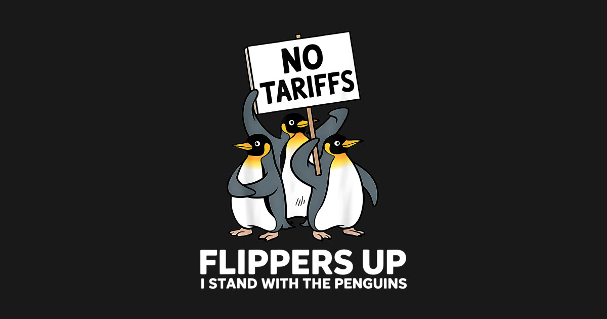 Flippers Up I Stand With The Penguins - Flippers Up - T-Shirt | TeePublic