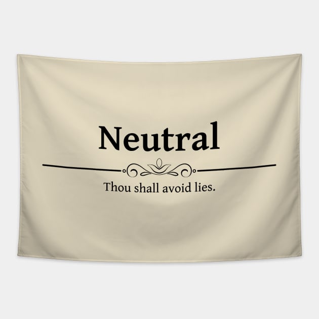 True Neutral DND 5e RPG Alignment Role Playing - Pathfinder Alignment ...