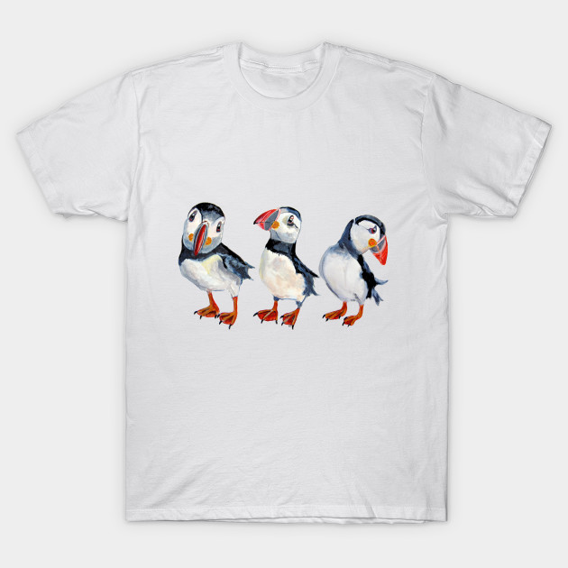 Puffins - Puffin - T-Shirt | TeePublic