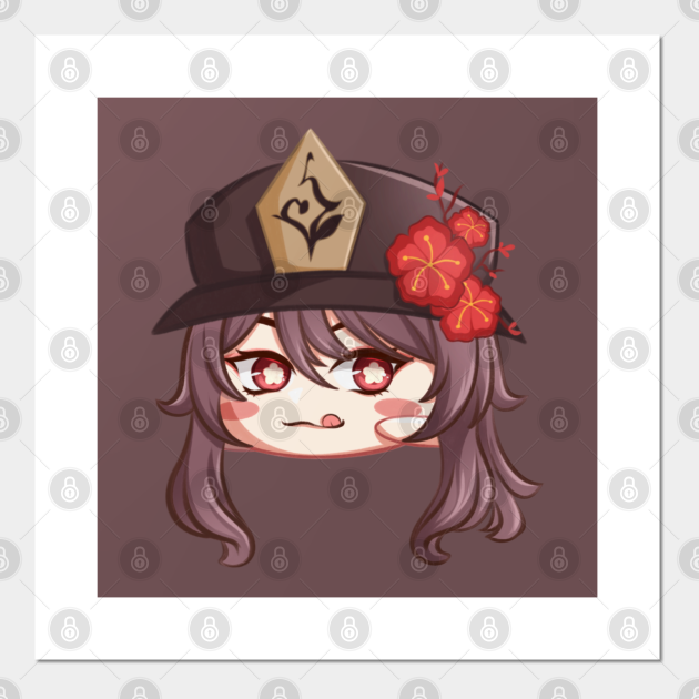 chibi hutao genshin fanart - Genshin Impact - Posters and Art Prints ...