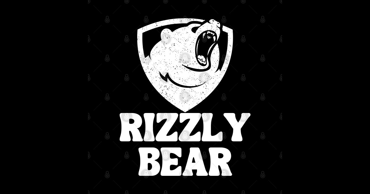 Rizzly Bear - Rizz - Sticker | TeePublic