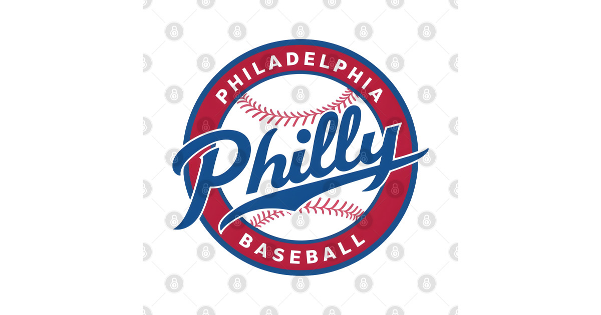 Vintage Phillies: Retro Philadelphia Baseball - Philly - T-Shirt ...