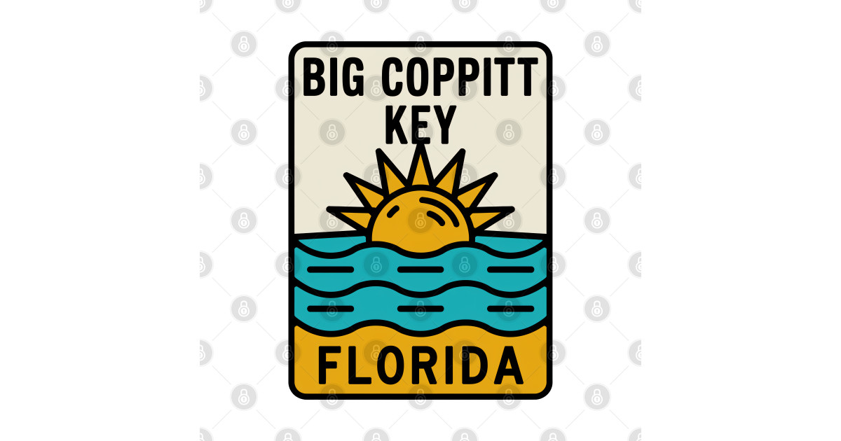 Big Coppitt Key Florida - Beach Sign - Big Coppitt Key Florida - T ...