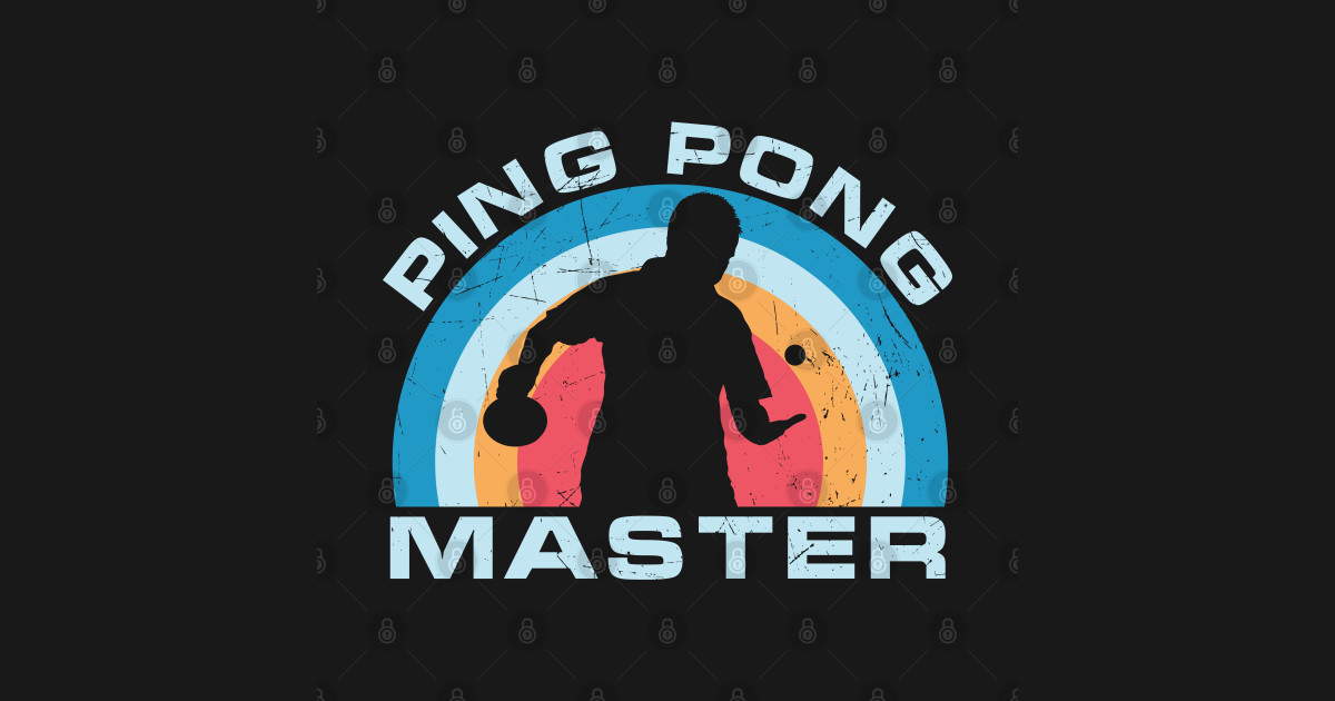 Ping Pong Master Vintage Look - Ping Pong Master - T-Shirt | TeePublic