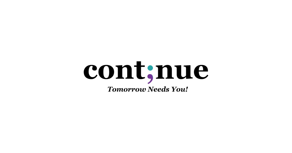 Continue Semicolon - Mental Health Awareness Design - Suicide ...