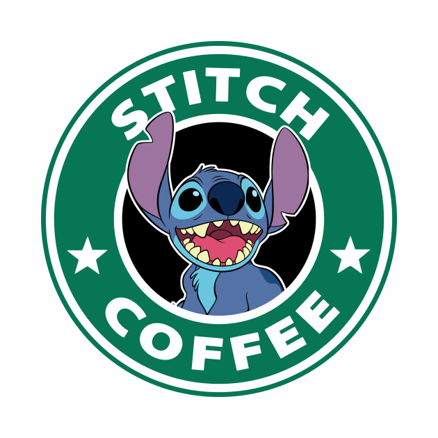 Stitch Coffee - Stitch - Baseball T-Shirt | TeePublic