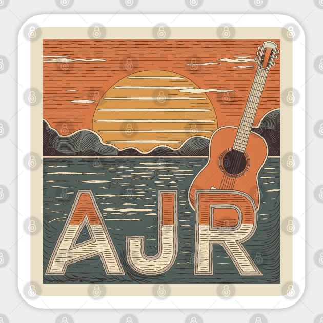 AjR retro style - Ajr - Sticker | TeePublic