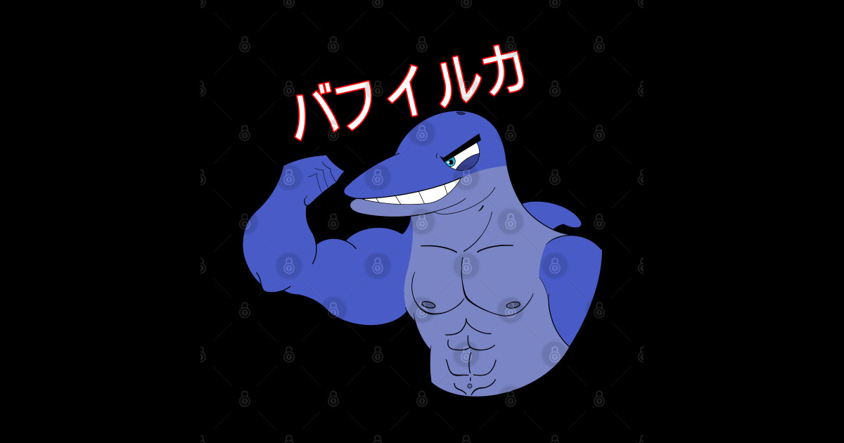 Buff Dolphin - Dolphin Art - Sticker | TeePublic