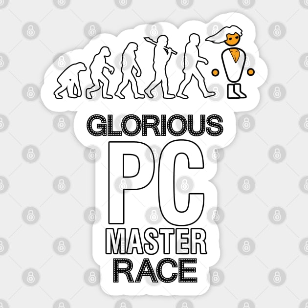 Glorious PC Master Race - Pc Master Race - Sticker | TeePublic
