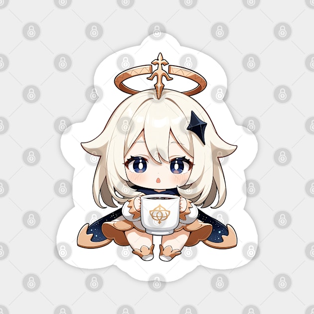 Cute Paimon Chibi Sticker for Genshin Impact Fans - Paimon Genshin ...