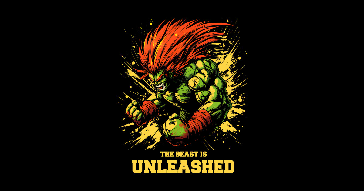 Blanka - Street Fighter - Sticker | TeePublic