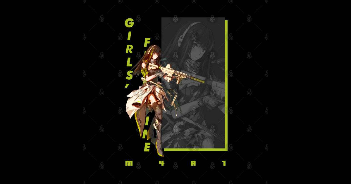 M4A1 | Girls Frontline - Girls Frontline - Sticker | TeePublic