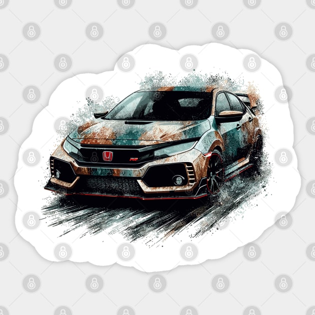 Honda Civic Type R - Civic Type R - Sticker | TeePublic