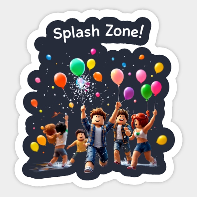 Roblox Water Balloon Battle - Roblox - Sticker | TeePublic