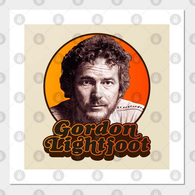 Gordon Lightfoot ))(( Retro Folk Rock Icon - Gordon Lightfoot - Posters ...