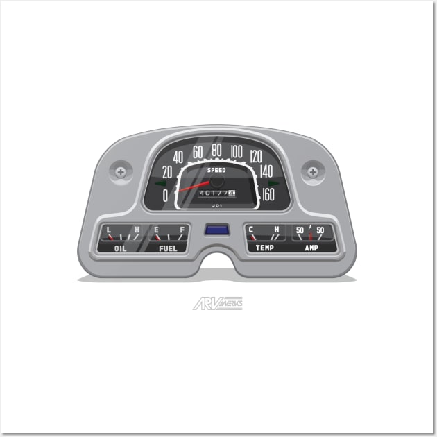 LAND CRUISER FJ40 series Instrument Panel - Land Cruiser - Posters and ...