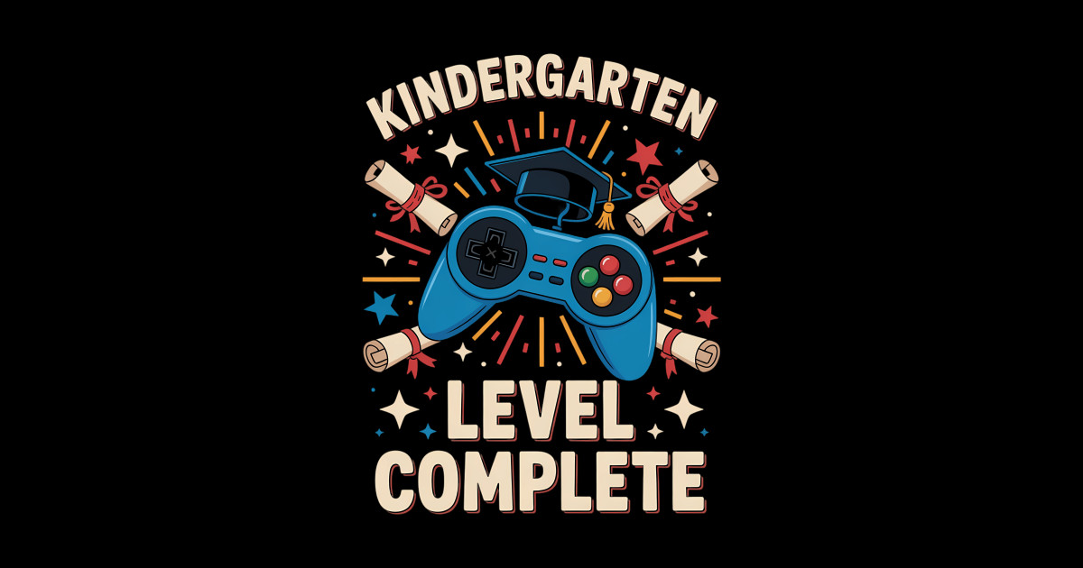 Kindergarten Funny Graduation 2025 Gamer - Kindergarten Funny ...